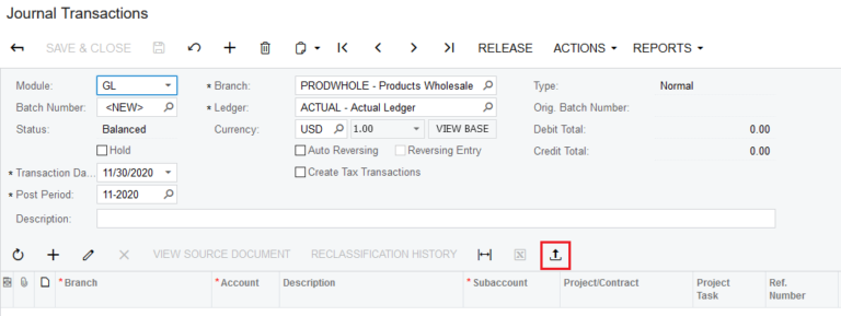 Upload Or Export Data Using Excel In Acumatica Acc Software Solutions 7964