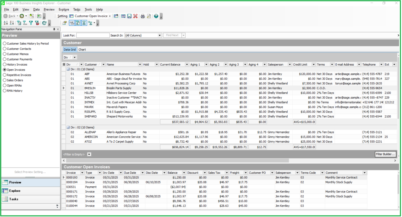 How to Create Sage 100 Explorer Views | ACC Software Solutions