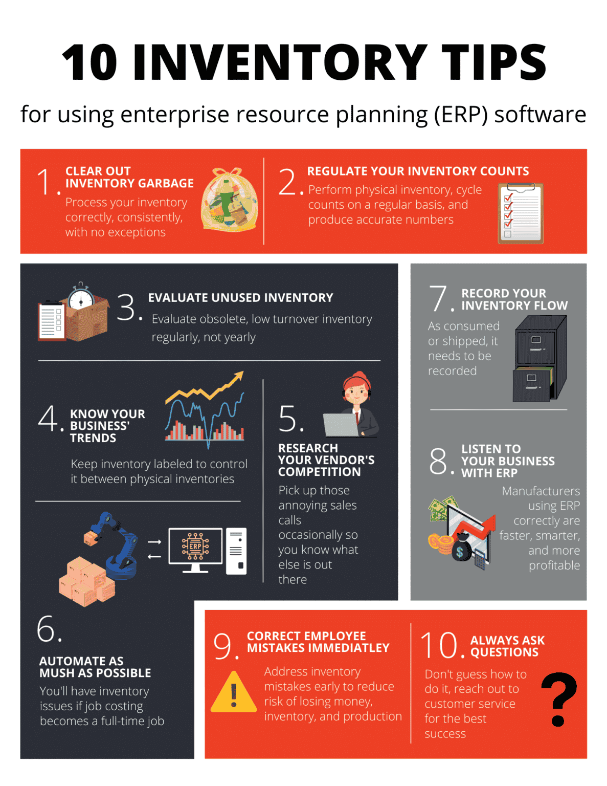 10 Inventory Tips for ERP Users | ACC Software Solutions